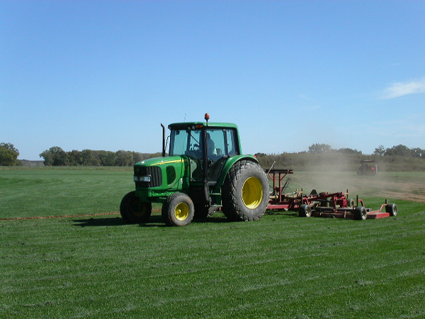 specialized equipment utilized for precision mowing